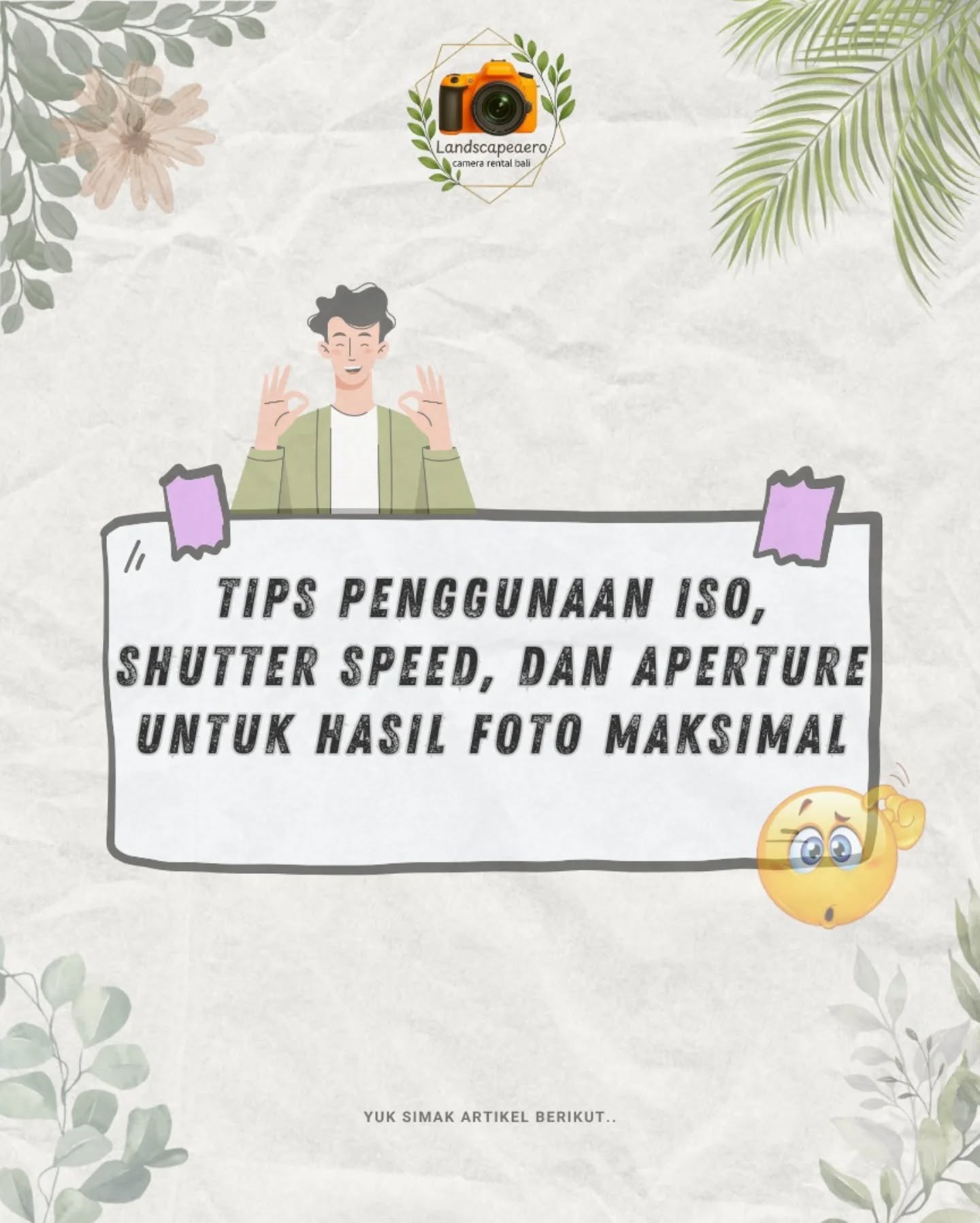 Tips Penggunaan Iso, Shutter Speed, Dan Aperture untuk hasil Foto ...