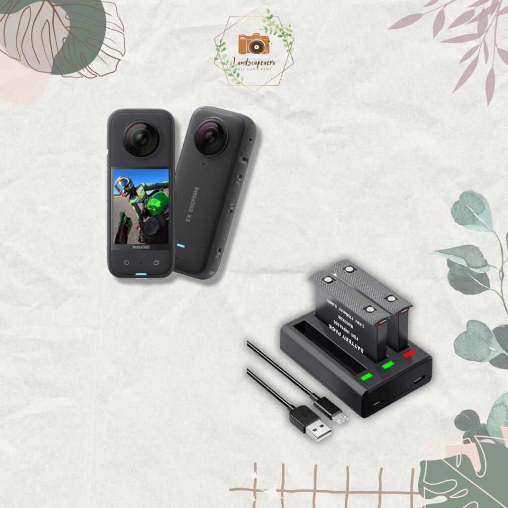 Insta 360 One X3 (Combo) - Bali Sony Rent - Landscapeaero